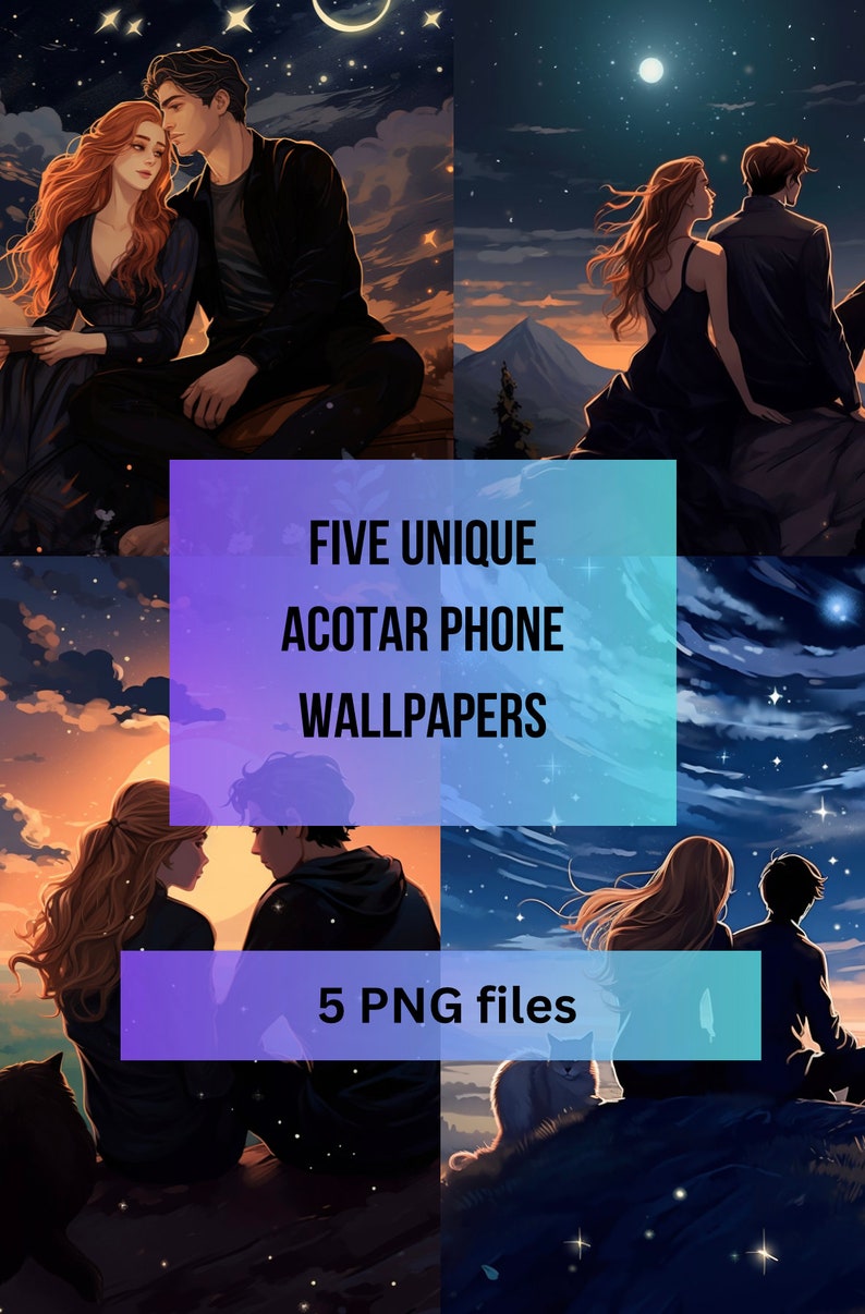 ACOTAR Phone Wallpaper Digital Download Phone Background - Etsy