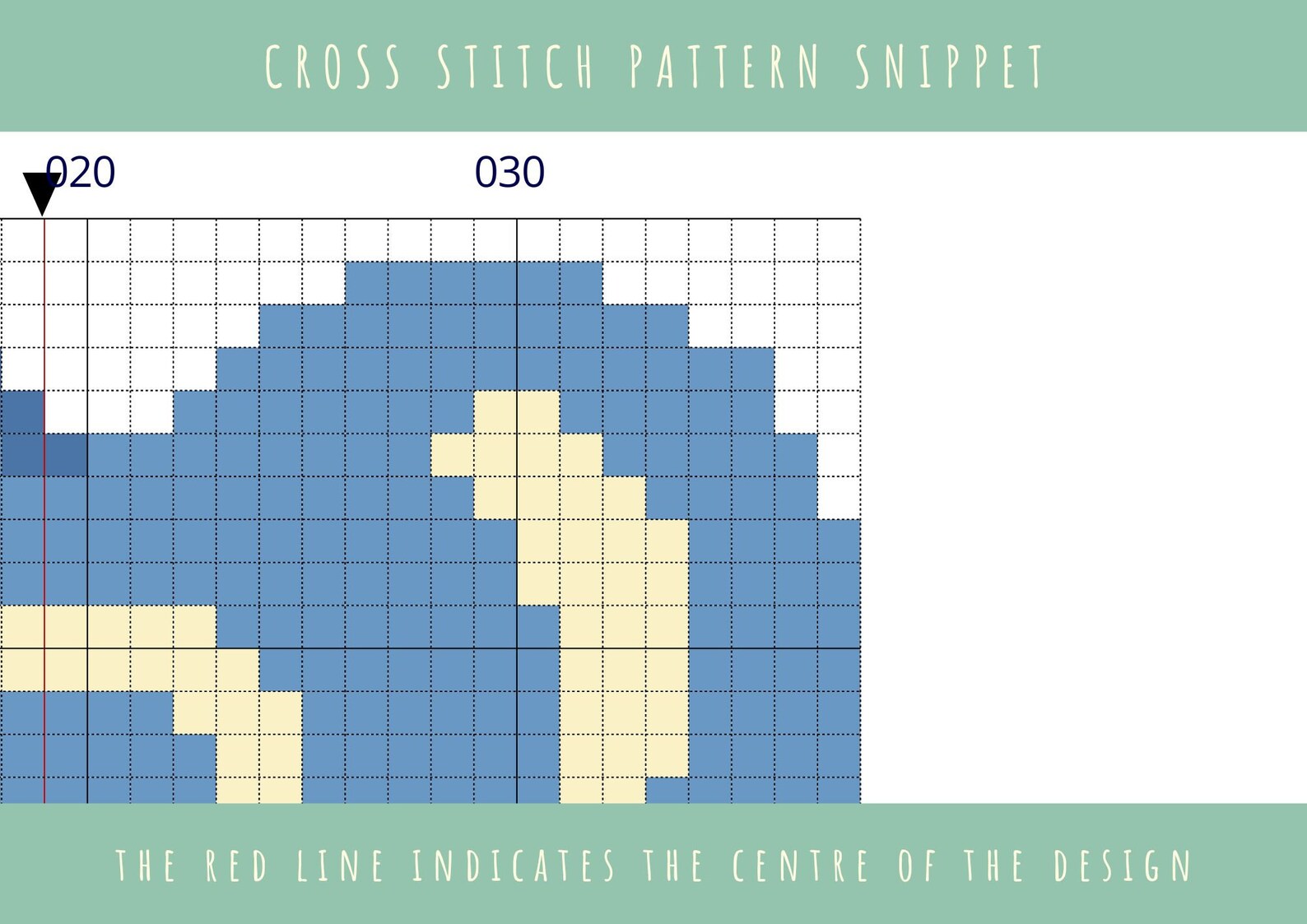 Letter E Cross Stitch Pattern PDF Download, Blue Cross Stitch Pattern ...