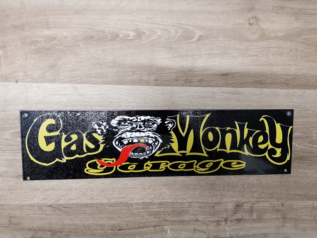 Gas Monkey Garage Metal Sign With Pre Drilled Holes. - Etsy