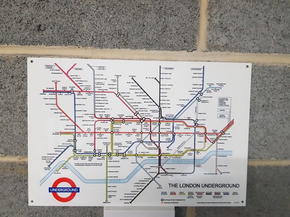 London Underground Enamel Signs