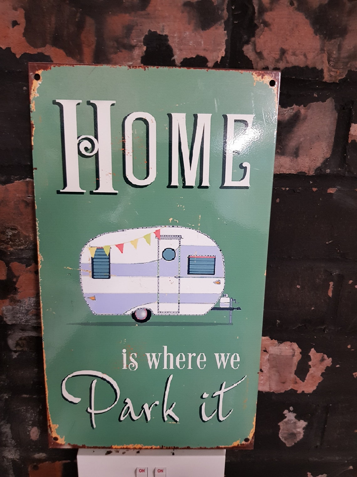Home is Where You Park It Metal Sign With Pre Drilled Holes. - Etsy UK