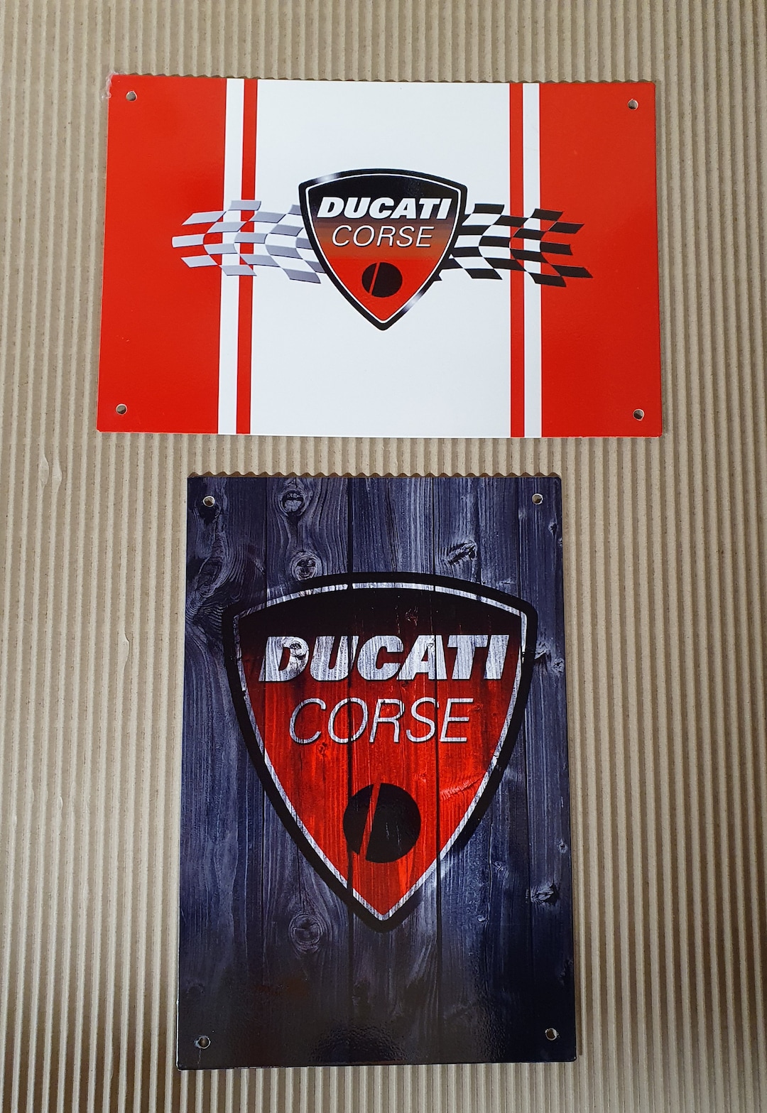 Ducati Corse Motorbike Metal Signs-man Cave/ Garage/ Shed/ - Etsy UK