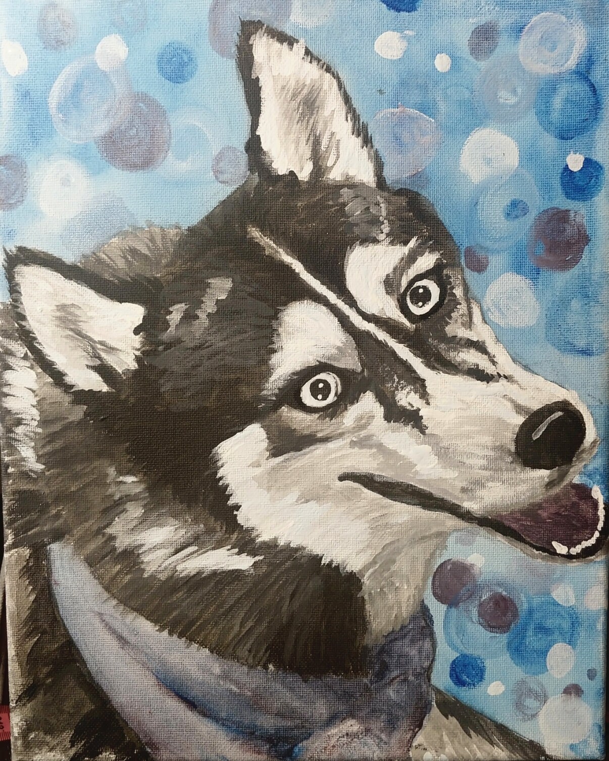 Custom Dog Portrait Mini 4x4 Wall Decor Custom Acrylic Dog | Etsy