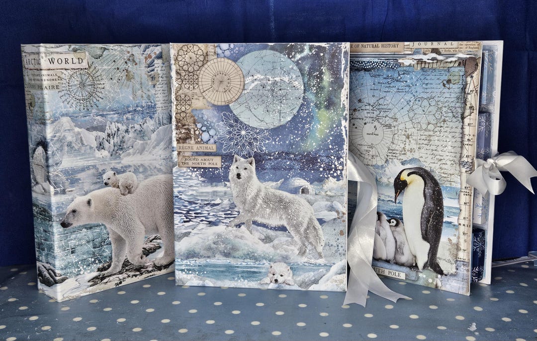 Advent Calendar - Arctic Animals - Personalisable Refillable, Handmade ...