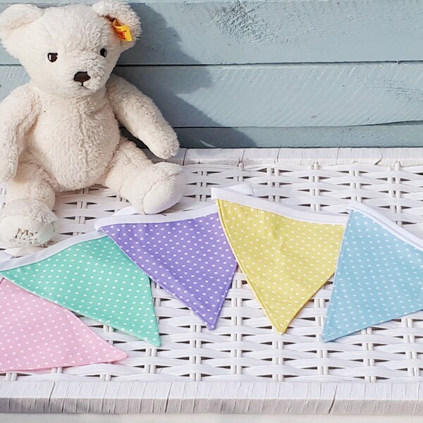 Polka Dot Bunting - Etsy UK