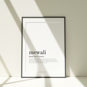 MEWALI Digital Download Bali Definition Poster Print, Artwork Print ...
