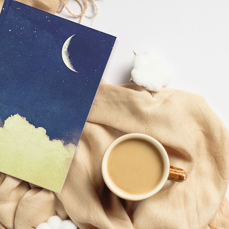 Moon Notebook - Etsy UK