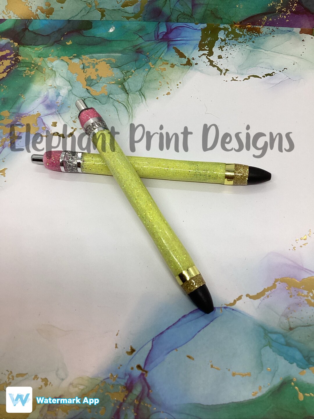 Pencil Epoxy Pens - Etsy