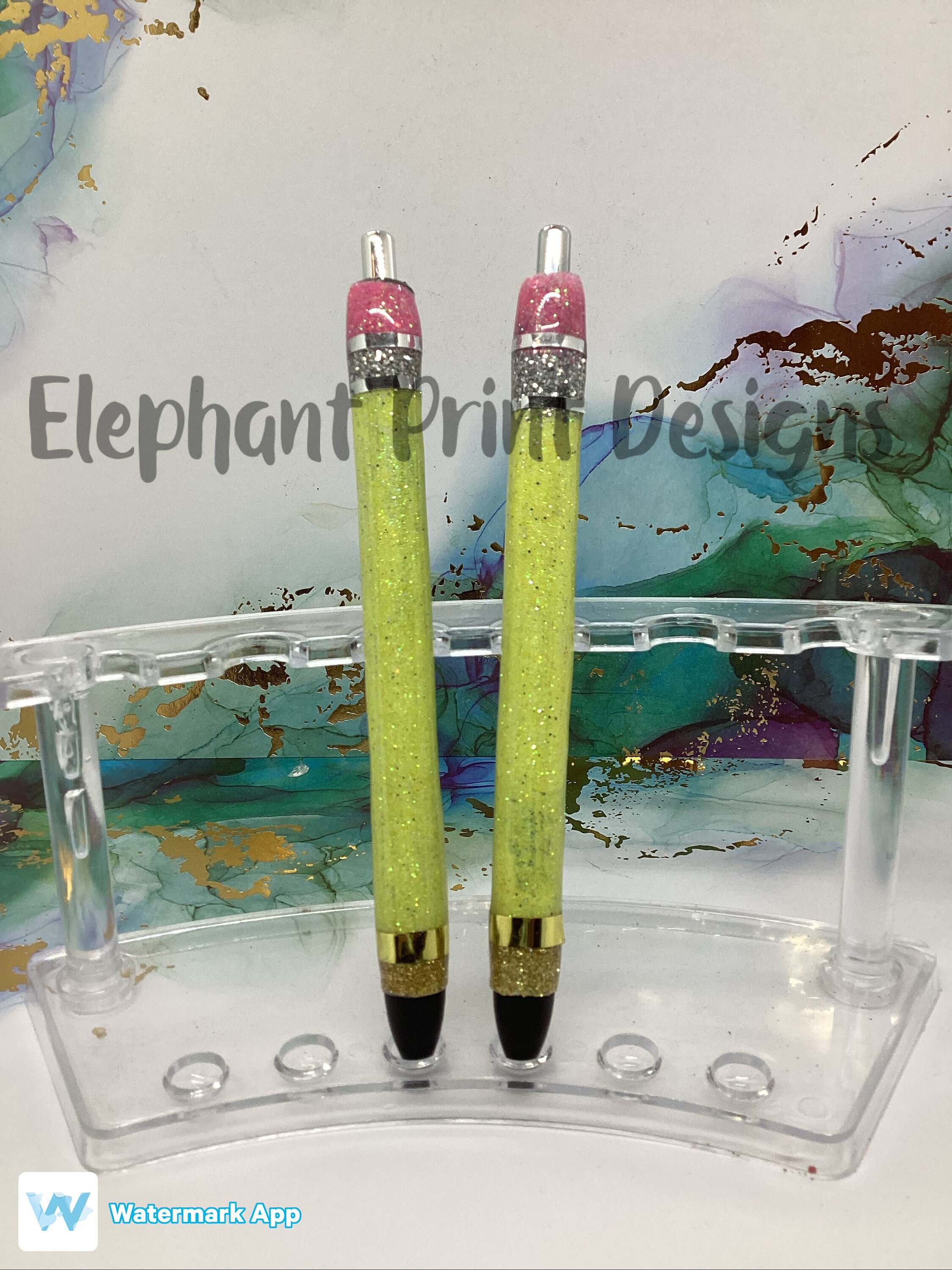 Pencil Epoxy Pens - Etsy
