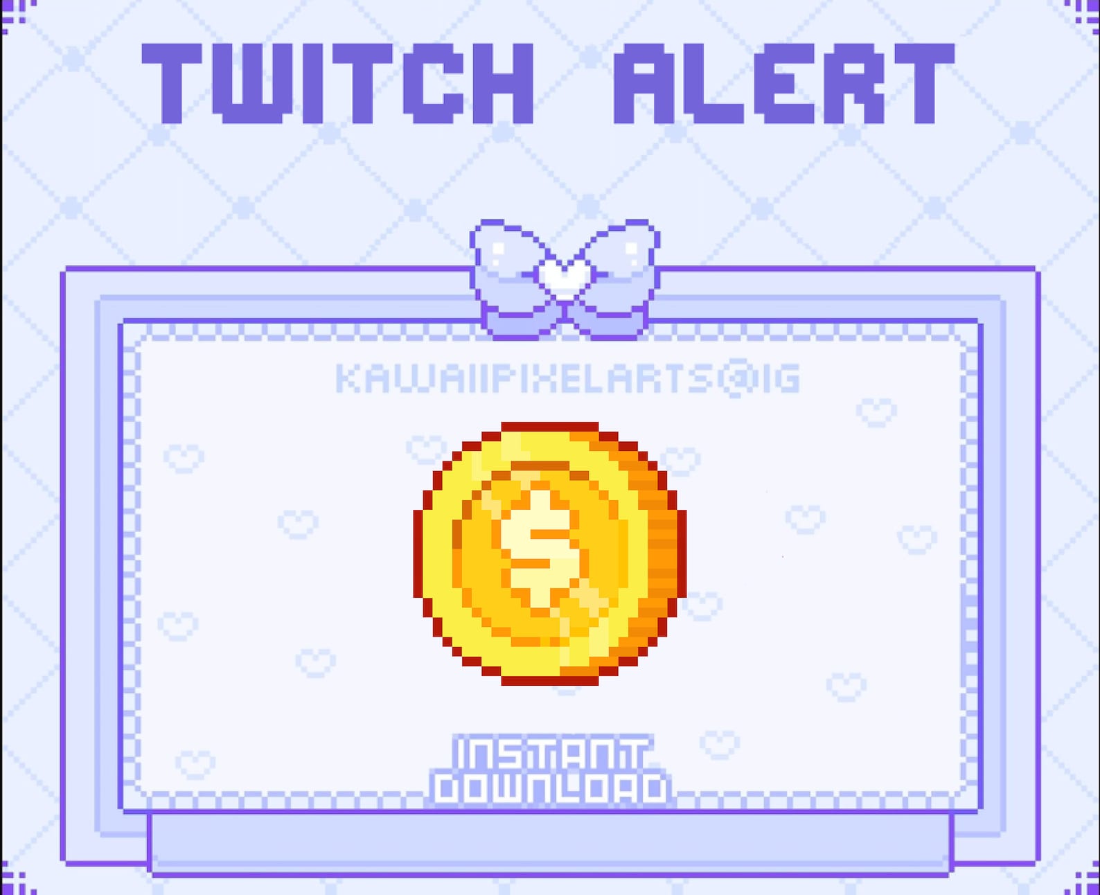Bouncing Coin Animated Pixel Twitch Alert - Add Some Fun to Your ...