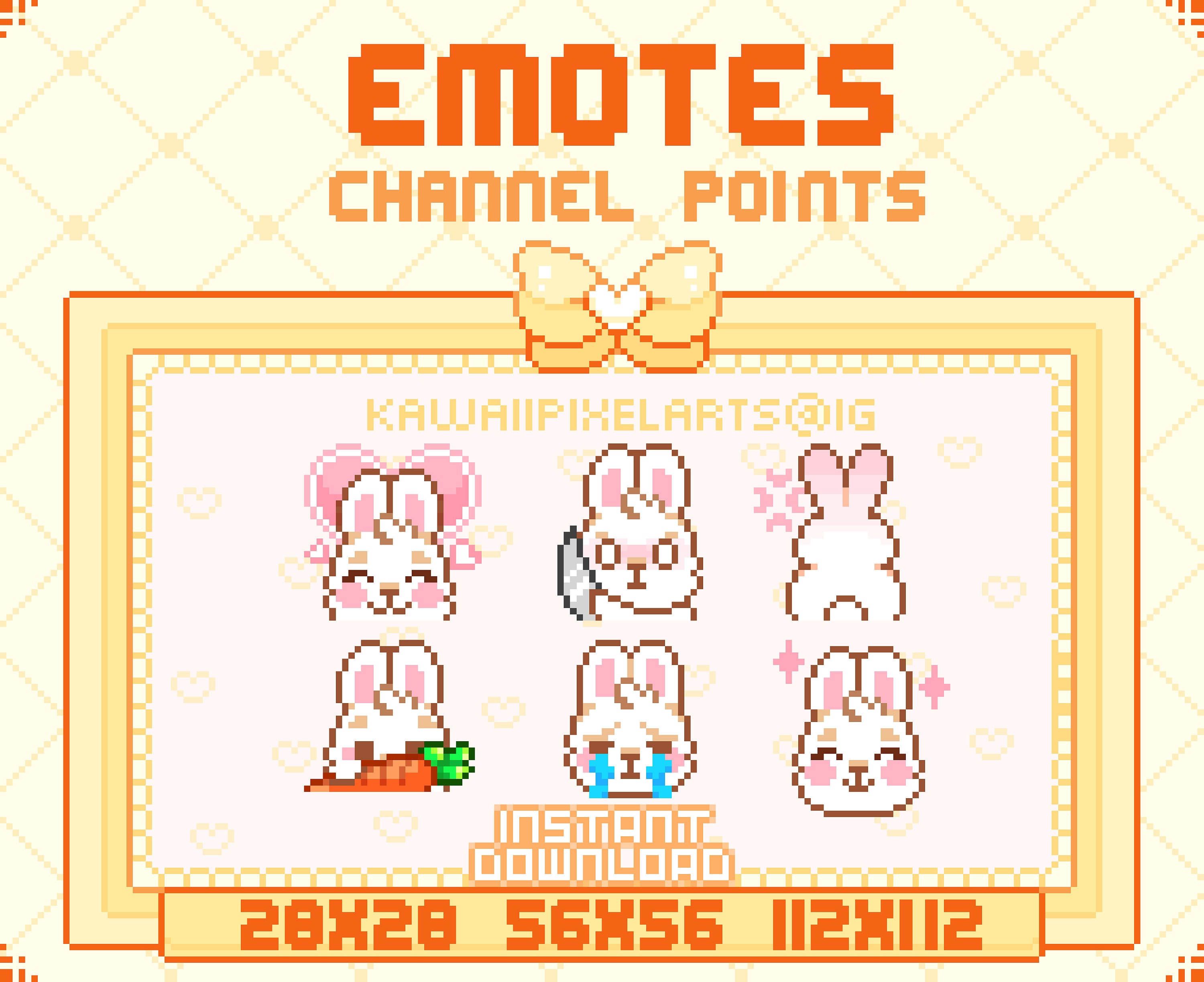 Pixel Bunny Transparent