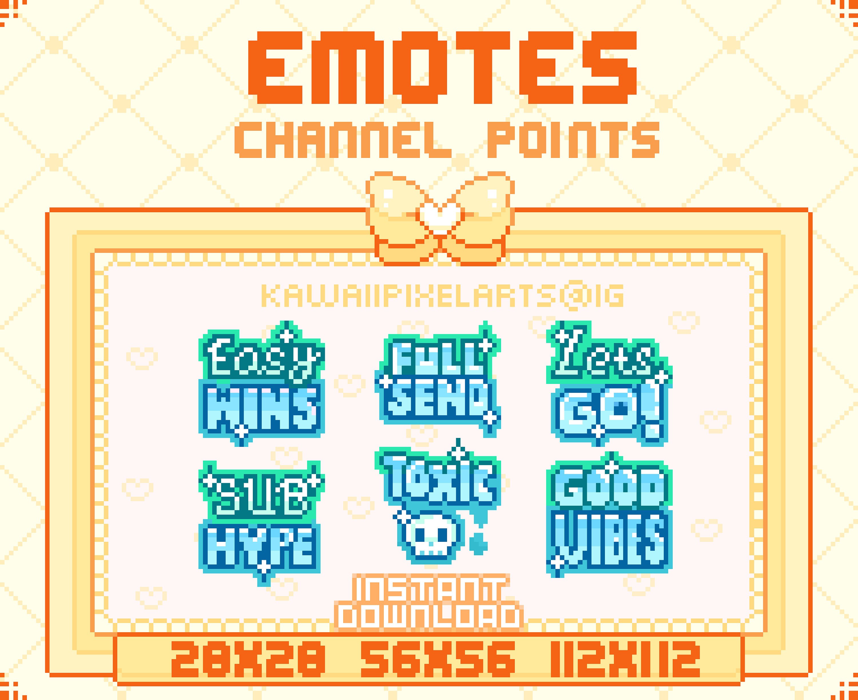 Twitch Pixel Text Emotes Hype Emote Youtube Emotes - Etsy Australia
