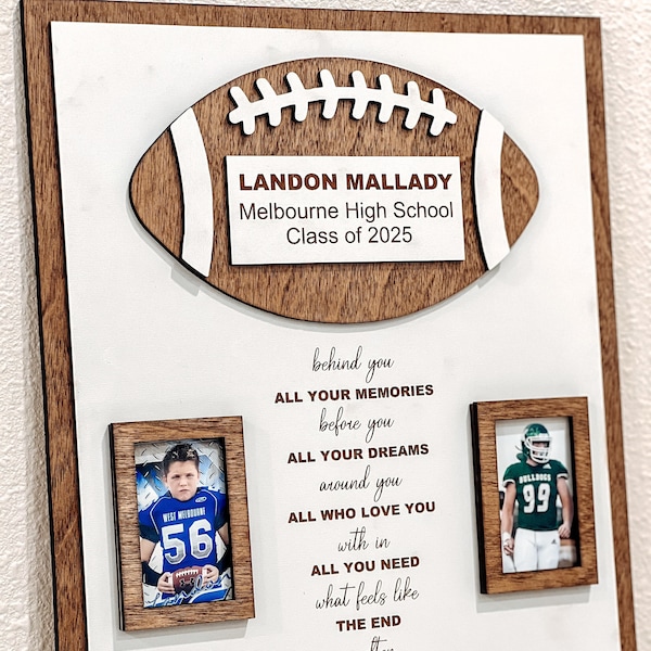 Football Plaque - Etsy