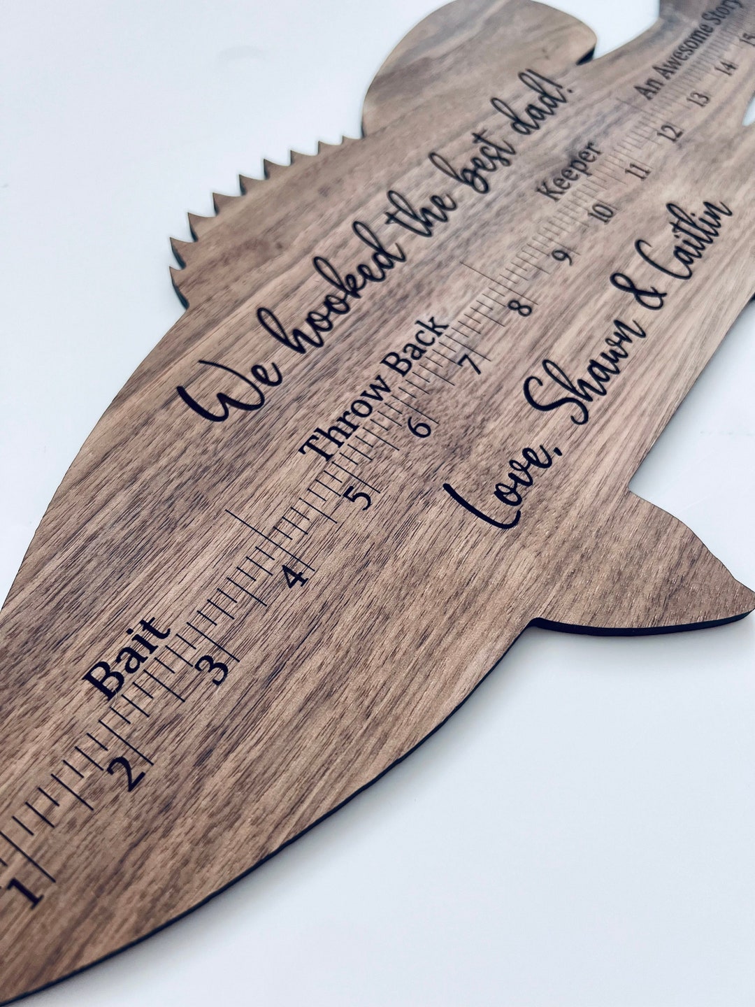 Custom Personalized Fathers Day Gift, Fishing Gift, Gift for Dad, Fish ...