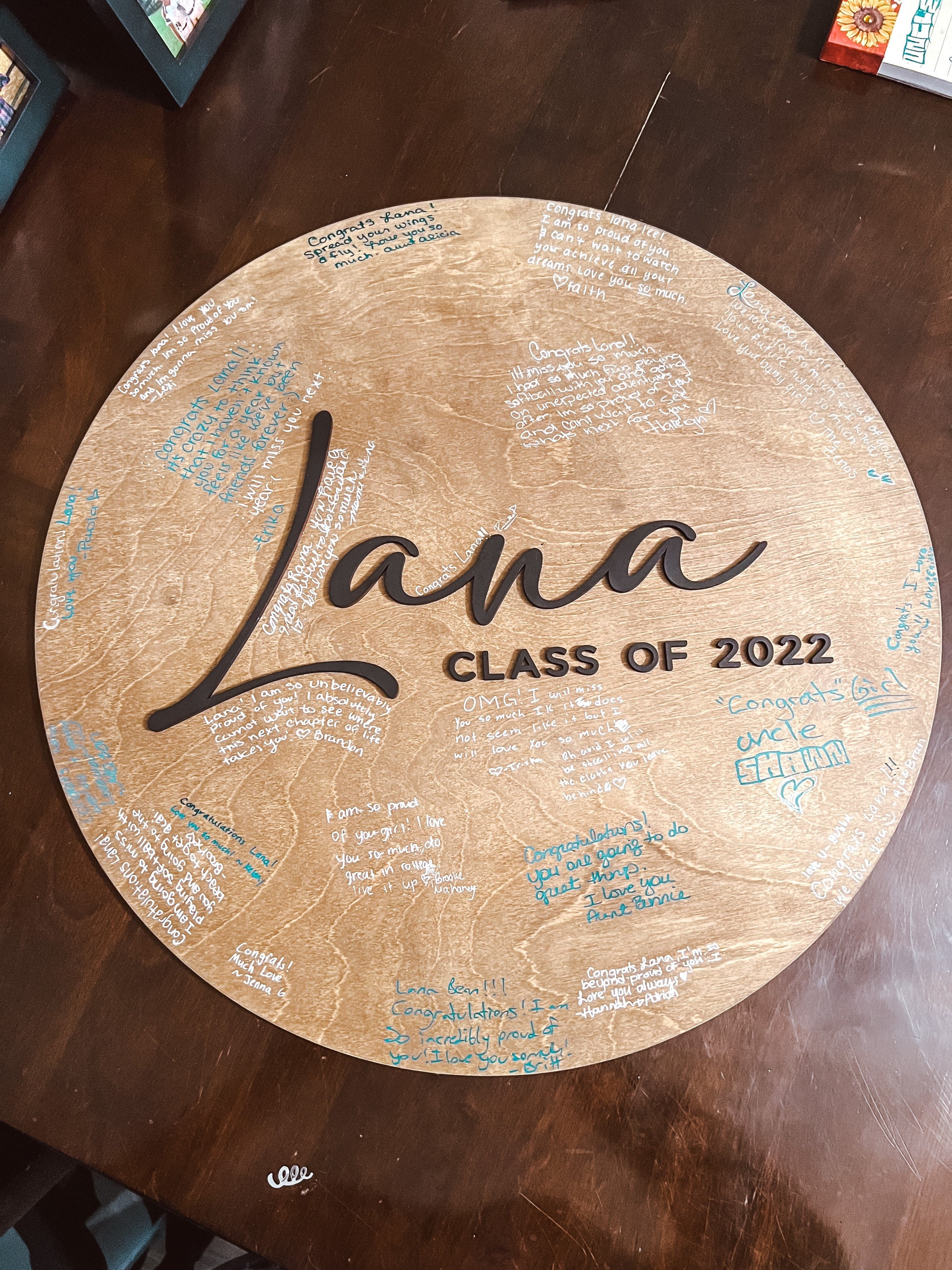 Graduation Signature Wood Sign Signature Sign Wood Guest - Etsy