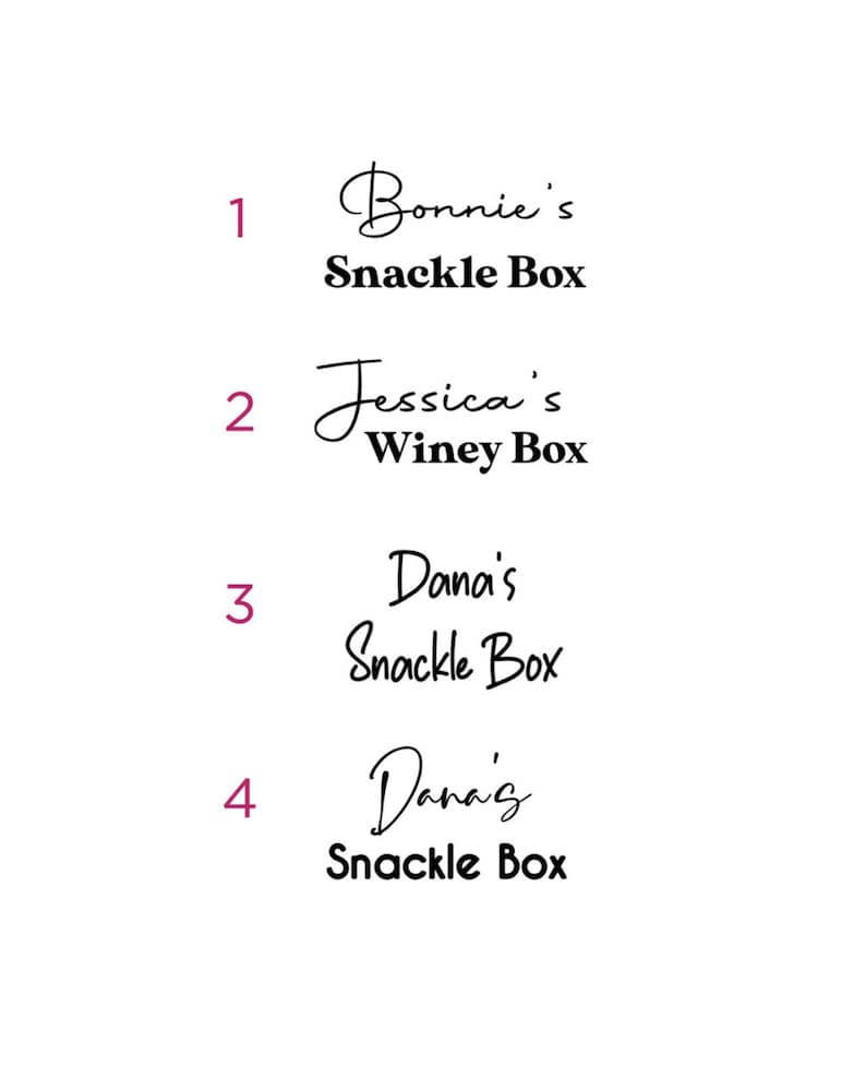 Personalized Snackle Box BPA Free, Charcutterie Box, Snack Box, Winey ...