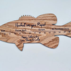 Custom Personalized Fathers Day Gift, Fishing Gift, Gift for Dad, Fish ...