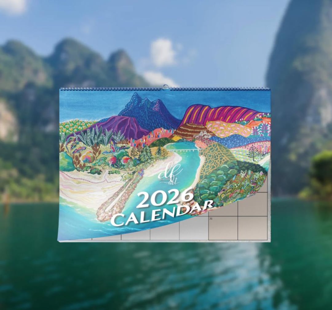 2026 Art Wall Calendar – A4 Landscape With 12 Art Prints & Monthly ...
