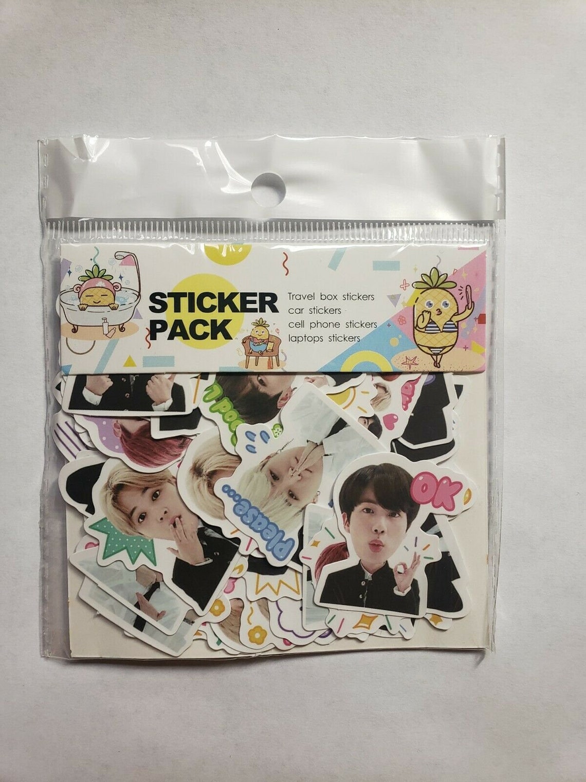 40 BTS Stickers Pack Vinyl Decals Kpop Band - Etsy