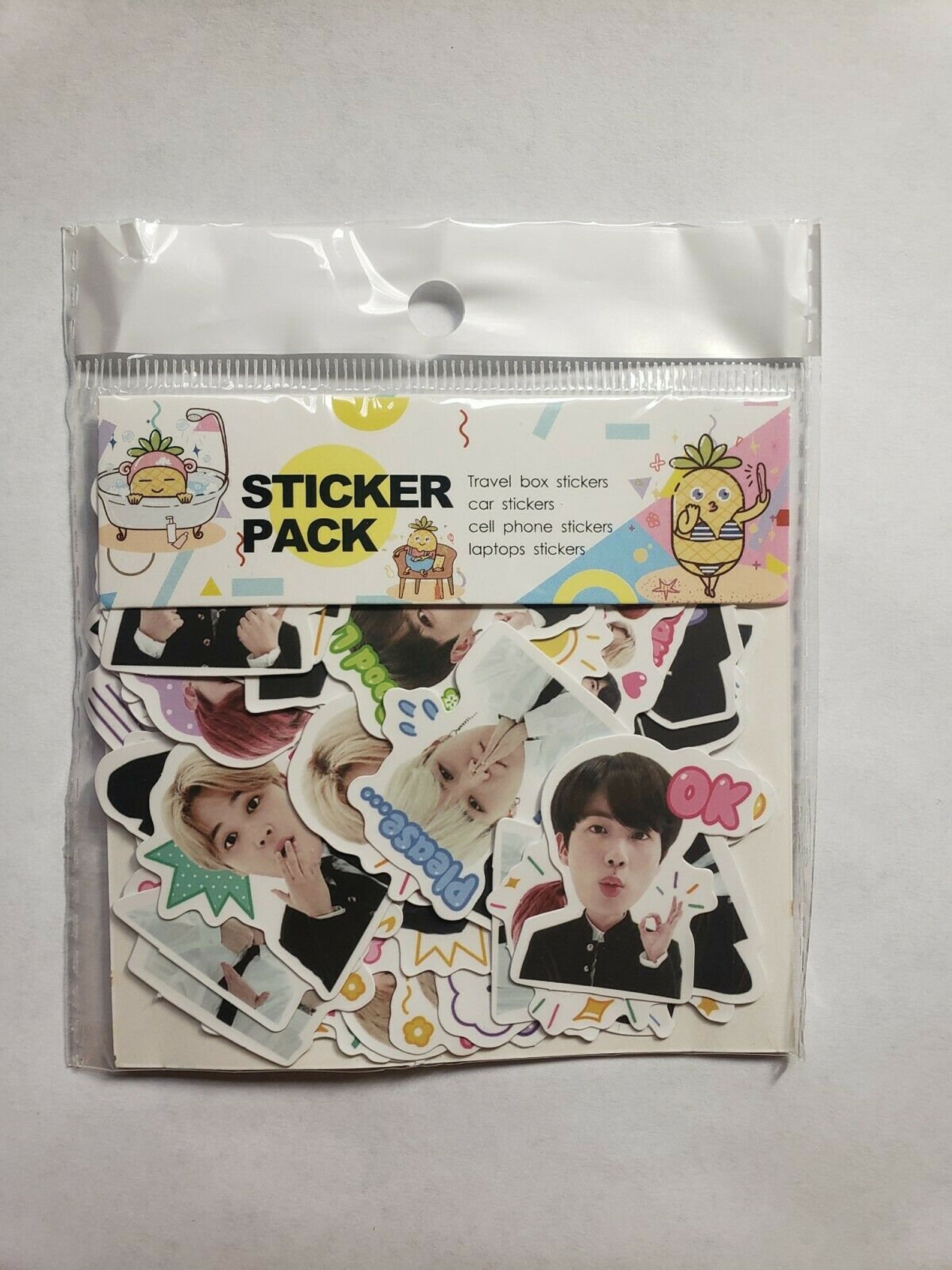 40 BTS Stickers Pack Vinyl Decals Kpop Band - Etsy