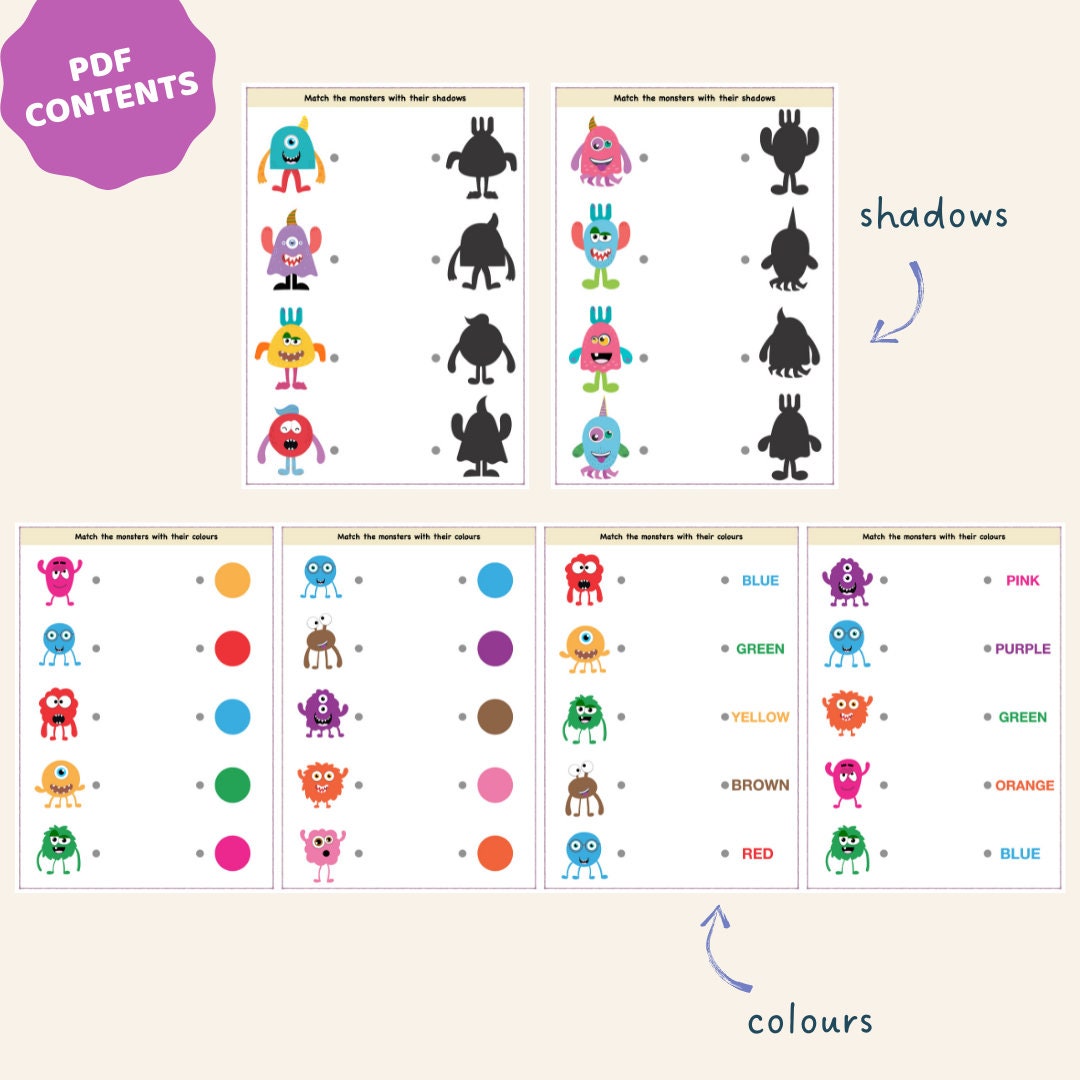 Monsters Busy Book - Etsy