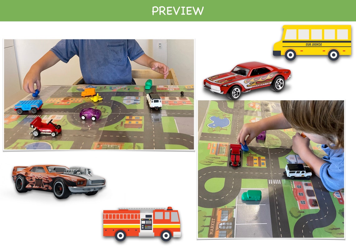 Car Play Mat 1 - Etsy