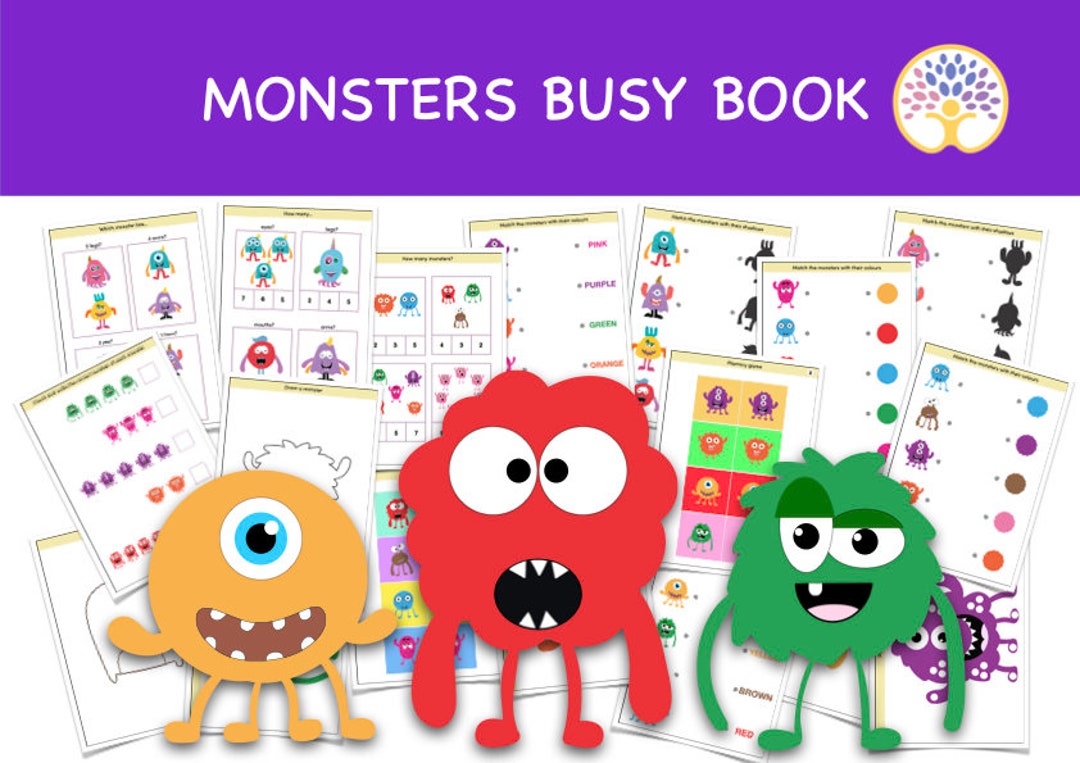 Monsters Busy Book - Etsy