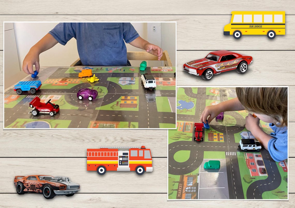 Car Play Mat 1 - Etsy