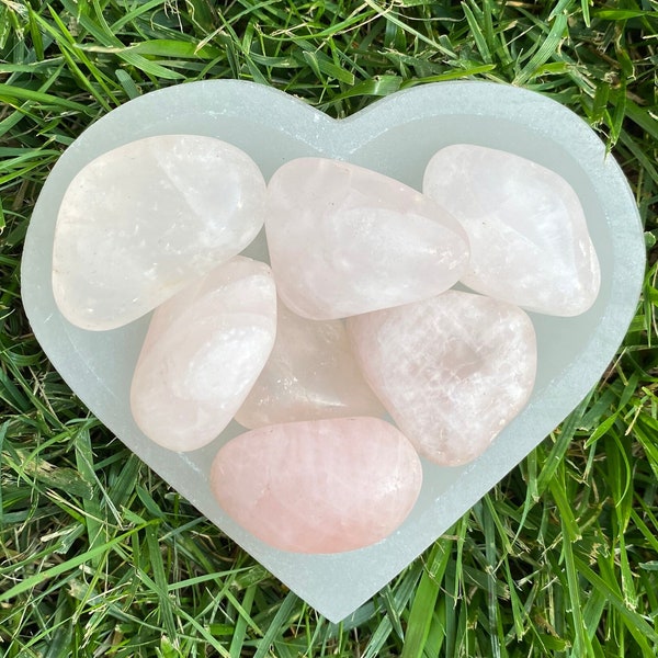 Tumbled Rose Quartz - Etsy