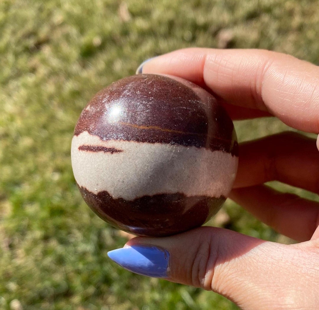 47mm Shiva Lingam Sphere Crystal (stand Included) | Crystal Ball | Home ...