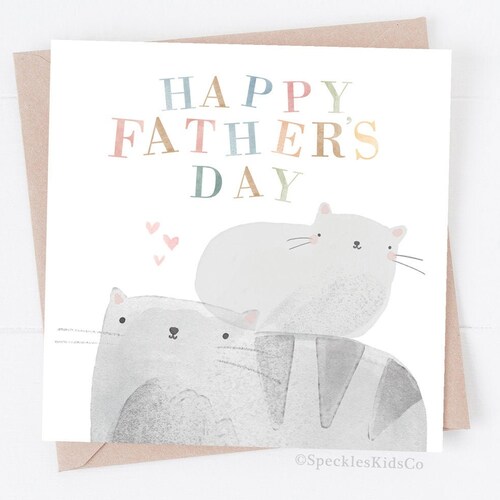 Lion Father's Day Card Card for Dad | Etsy