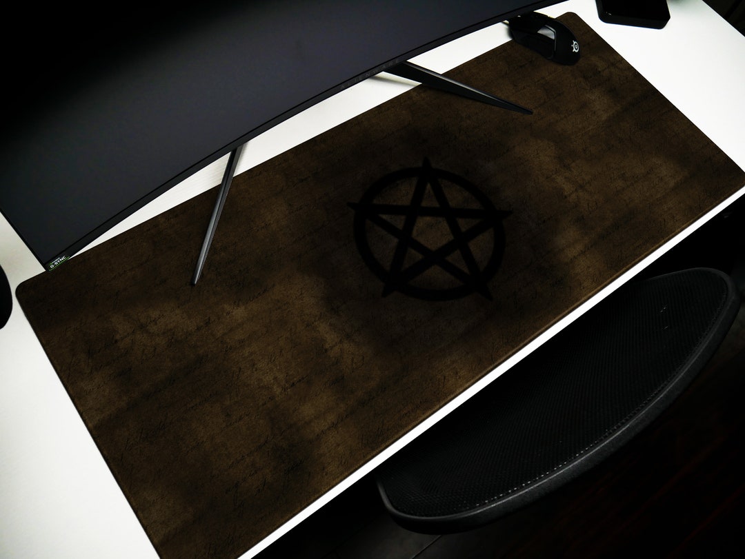 Pentagram Mouse Pad and Desk Mat the Perfect Gift for Gamers, Office ...