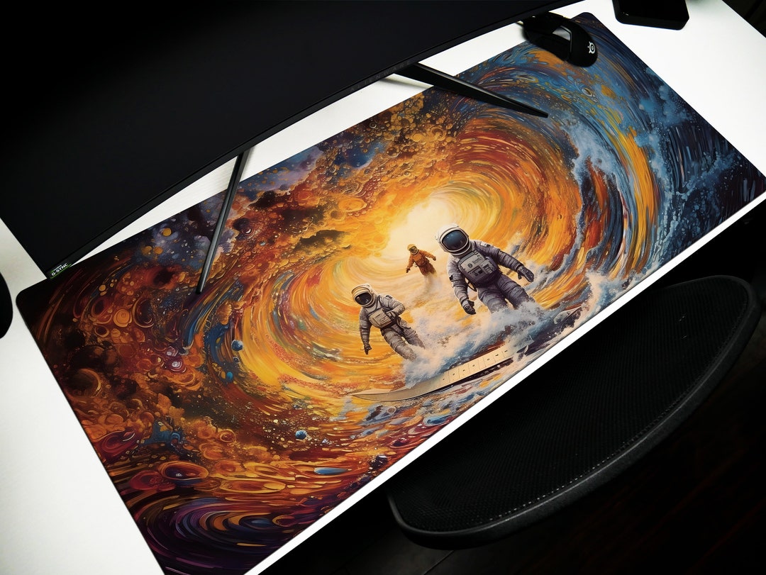 Wild Planet Mouse Pad and Desk Mat Desk Pad Astronauts - Etsy