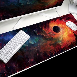 Eldritch Inferno Design 4, Desk Pad, Mouse Pad, Desk Mat, Celestial ...