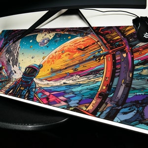 Strange Planet Mouse Pad and Desk Mat, Awe-inspiring Space Scene ...