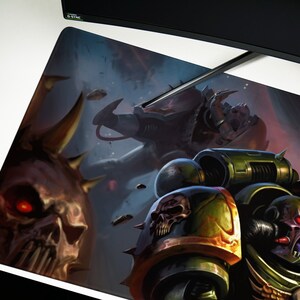 Space Marine Mouse Pad & Desk Mat Futuristic Marine in Armor - Etsy