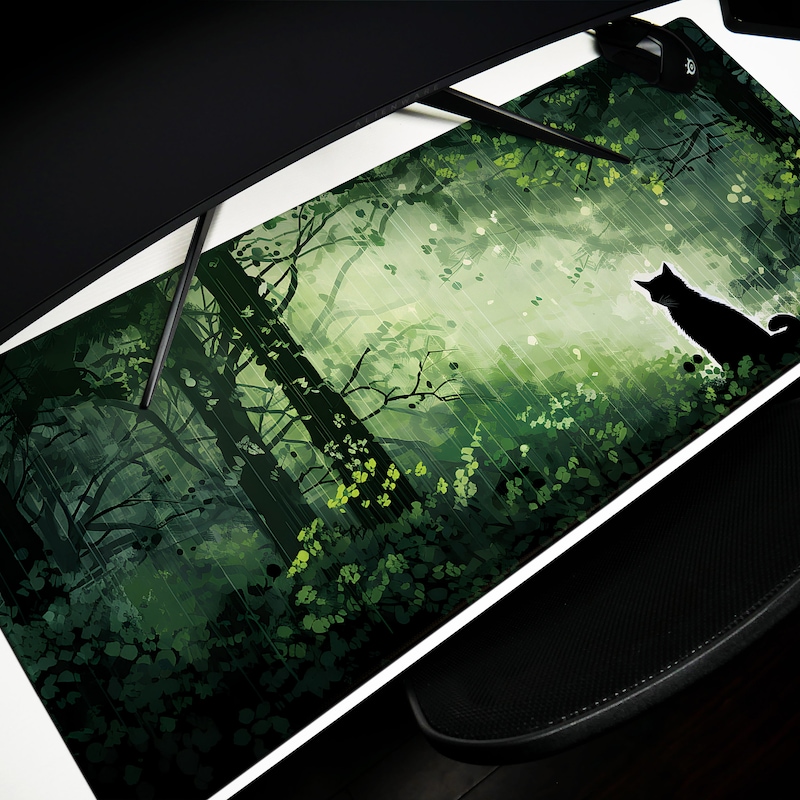 Green Desk Mat - Etsy