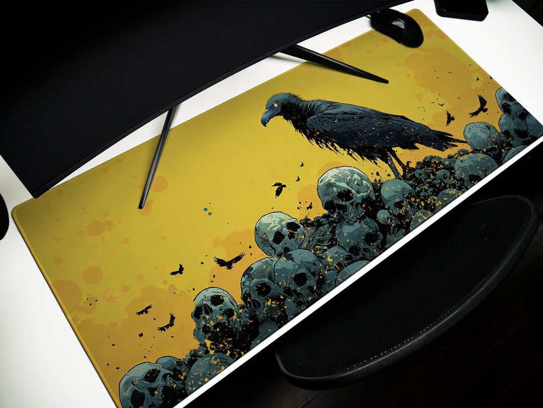Solar Sovereign Design 4, Desk Pad, Commanding Vulture Silhouette ...