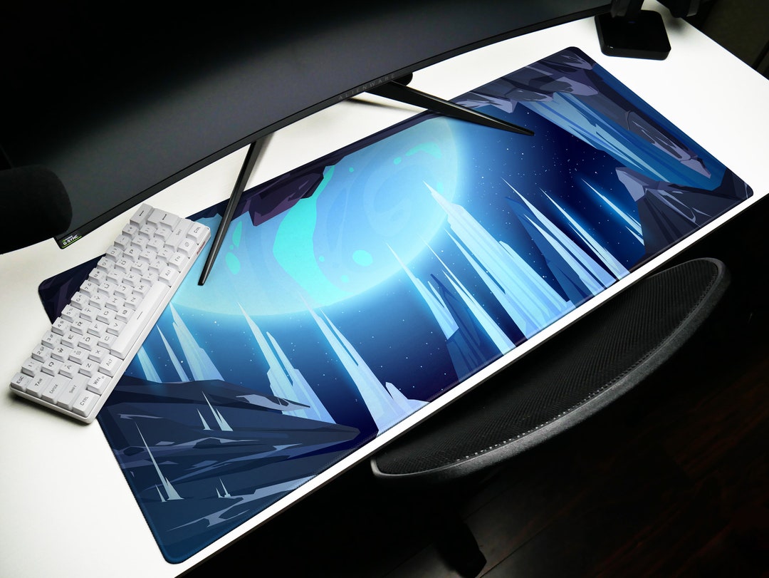 Stargaze Alien Ice Cave Mouse Pad and Desk Mat High Quality Pad With ...