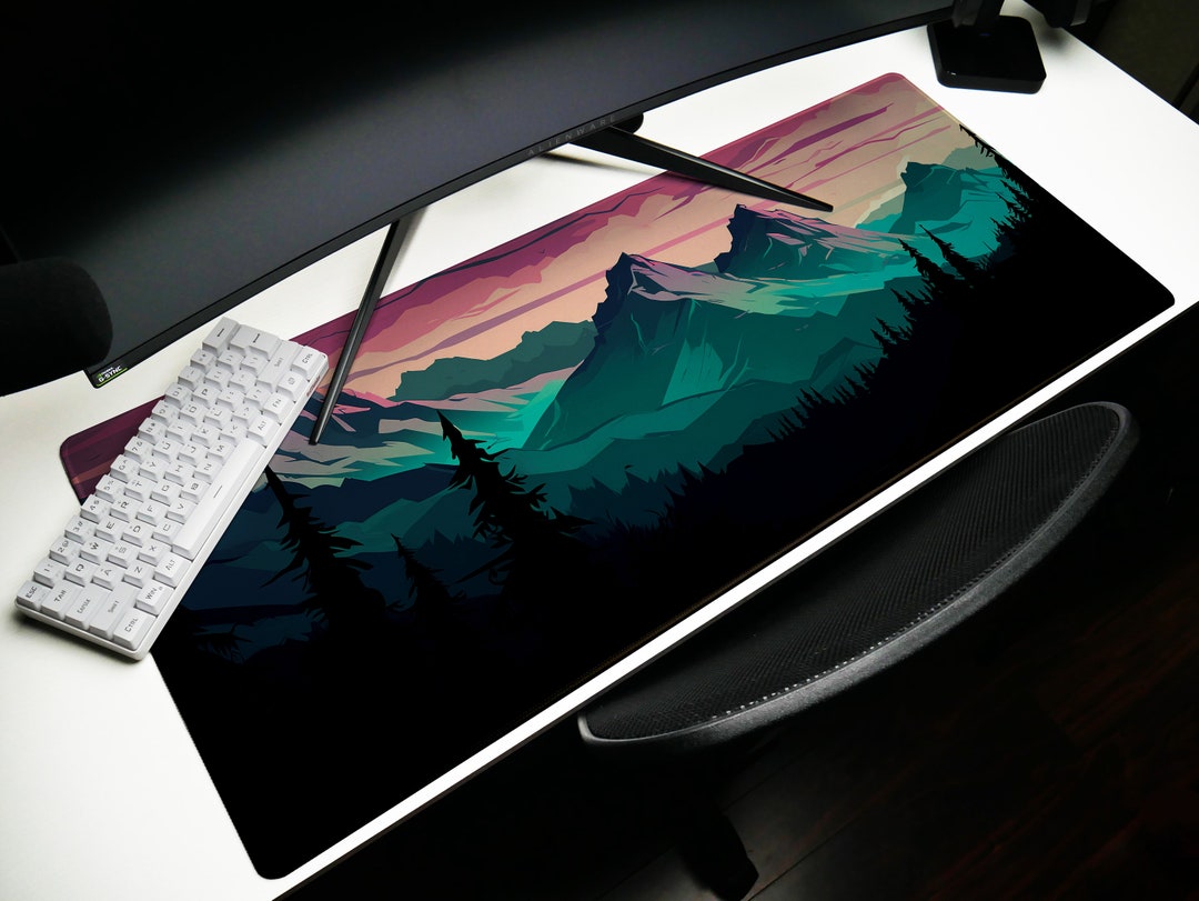 Mountain Majesty Desk Mat: Pacific Northwest Landscape Mousepad - Etsy