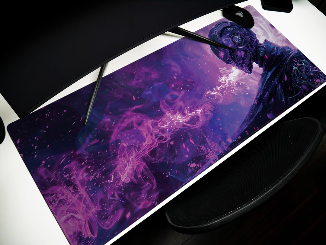 Mystic Nebula Design 2, Desk Pad, Mouse Pad, Desk Mat, Cybernetic ...