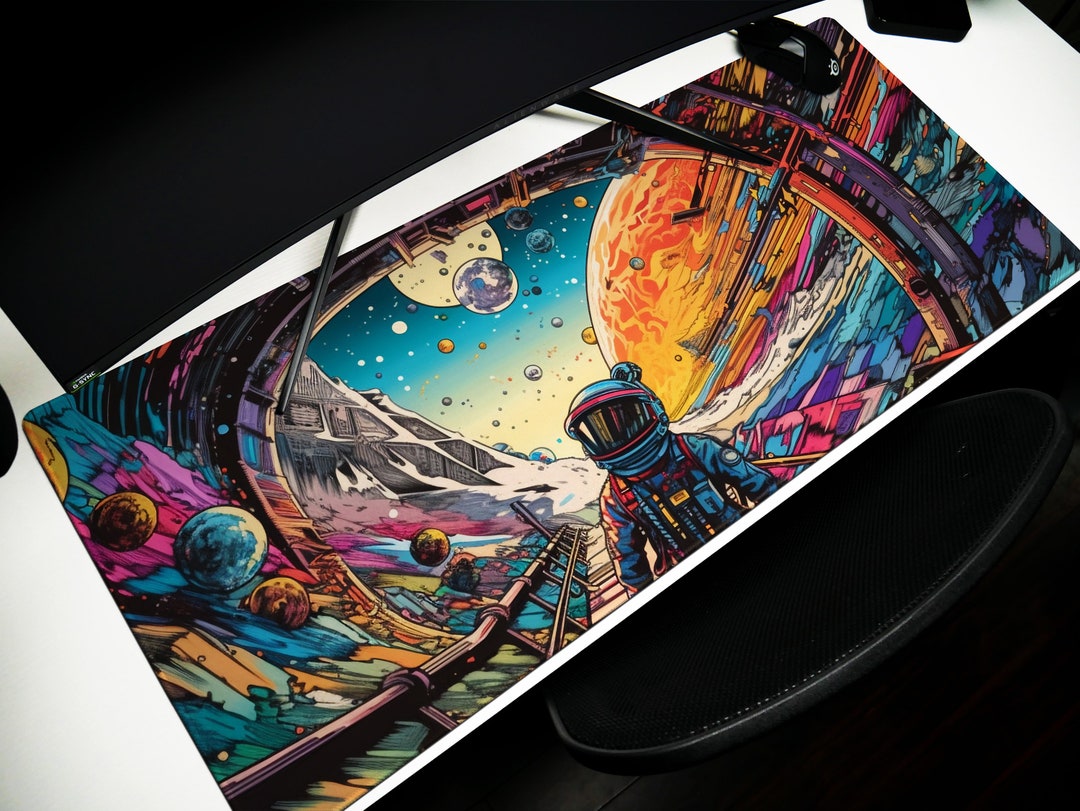 Strange Planet Mouse Pad and Desk Mat, Awe-inspiring Space Scene ...