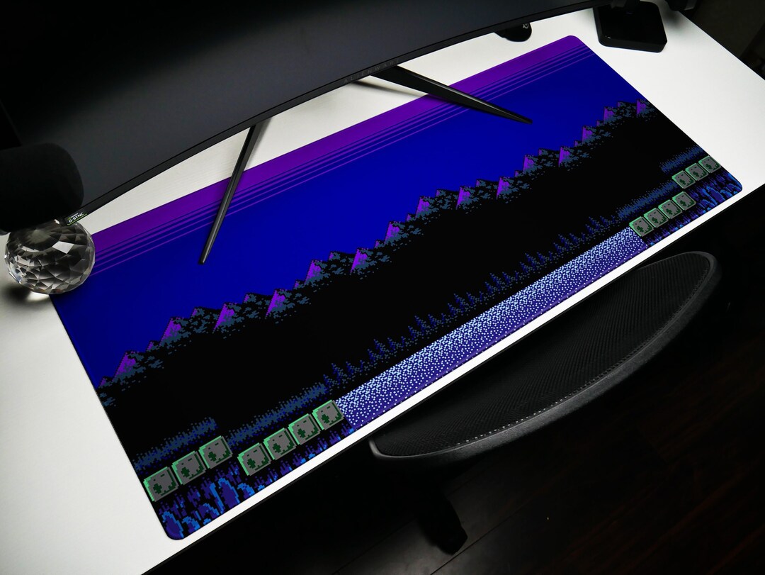 8-bit Collection Desk Mat Retro Theme Extended Gaming Mouse Pad 3 ...