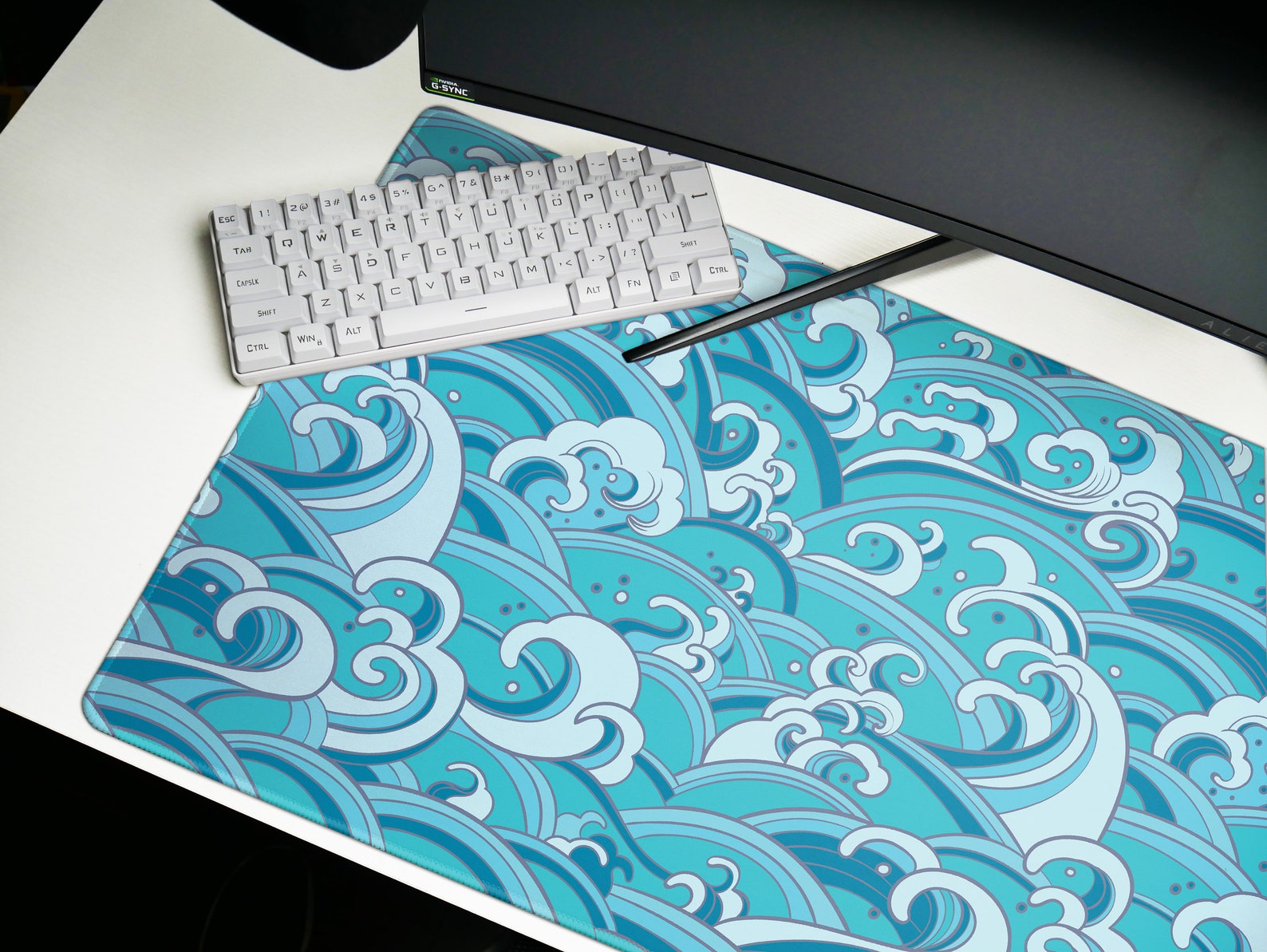 Crashing Waves Mouse Pad and Desk Mat Surfing Waves Mouse Pad - Etsy