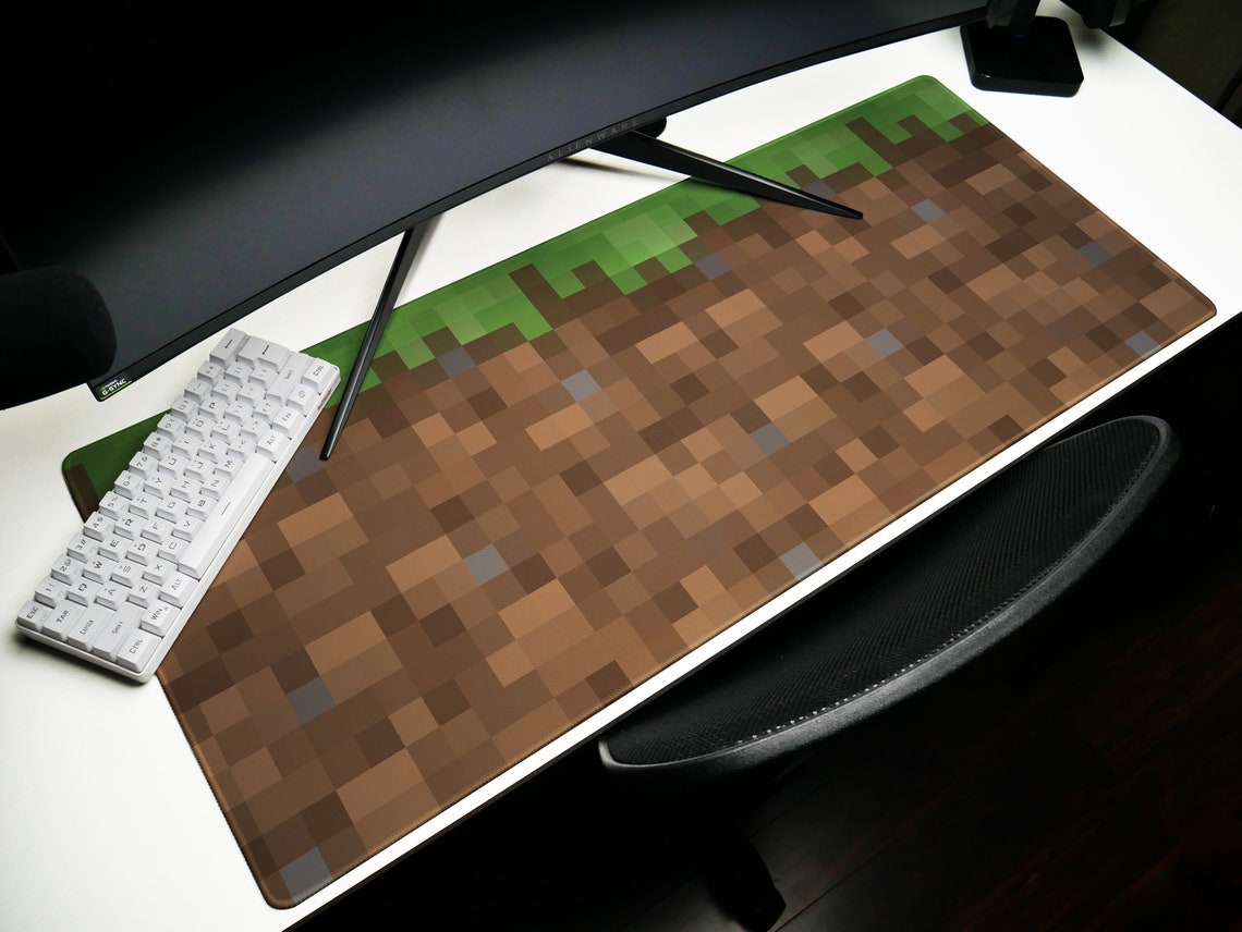 Pixelcraft Mouse Pad and Desk Mat Minecraft Perfect Gifts for - Etsy