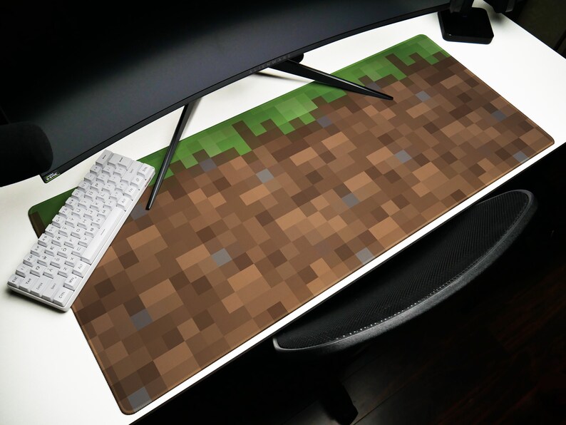 Pixelcraft Mouse Pad and Desk Mat Minecraft Perfect Gifts for - Etsy
