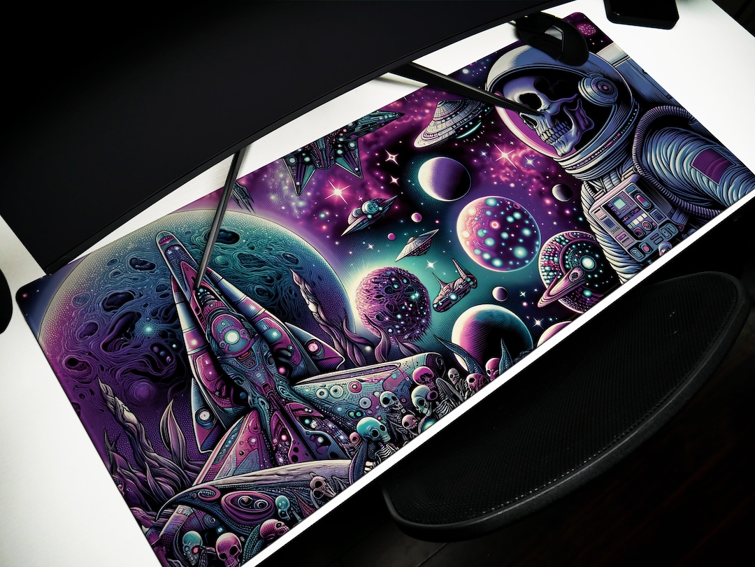 Eternal Explorer, Desk Pad, Mouse Pad, Desk Mat, Immortal Astronaut ...