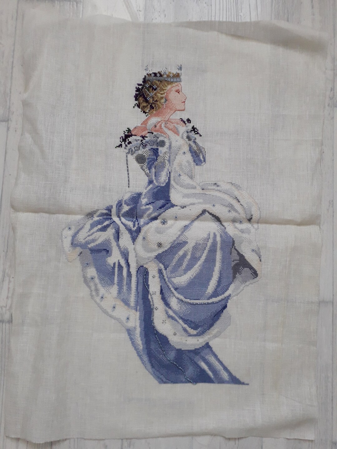 The Winter Queen of Mirabilia (winter Queen) - Cross Stitch Embroidery ...