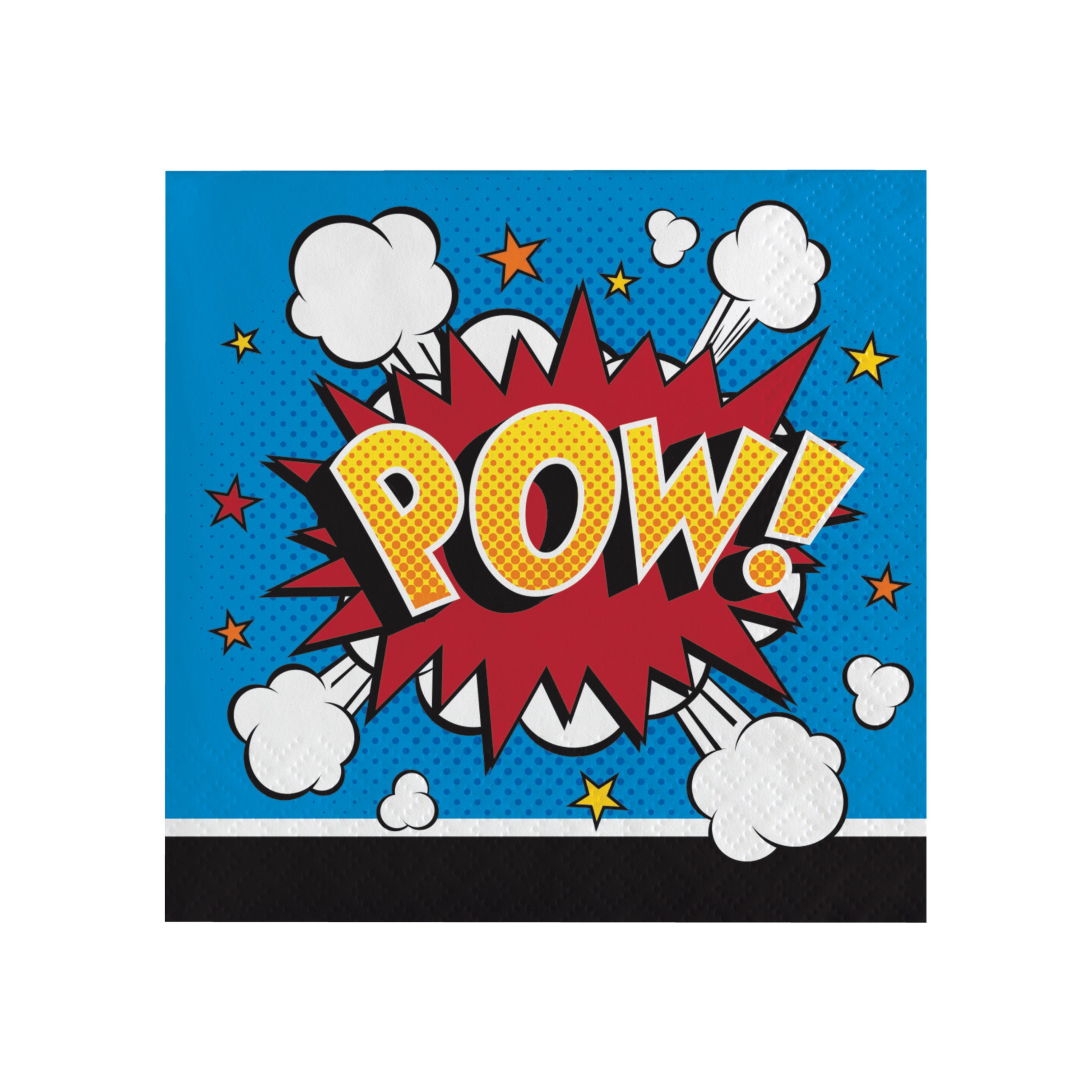 Superhero Slogans Party Napkins Set of 16, Superhero Theme, Superhero ...