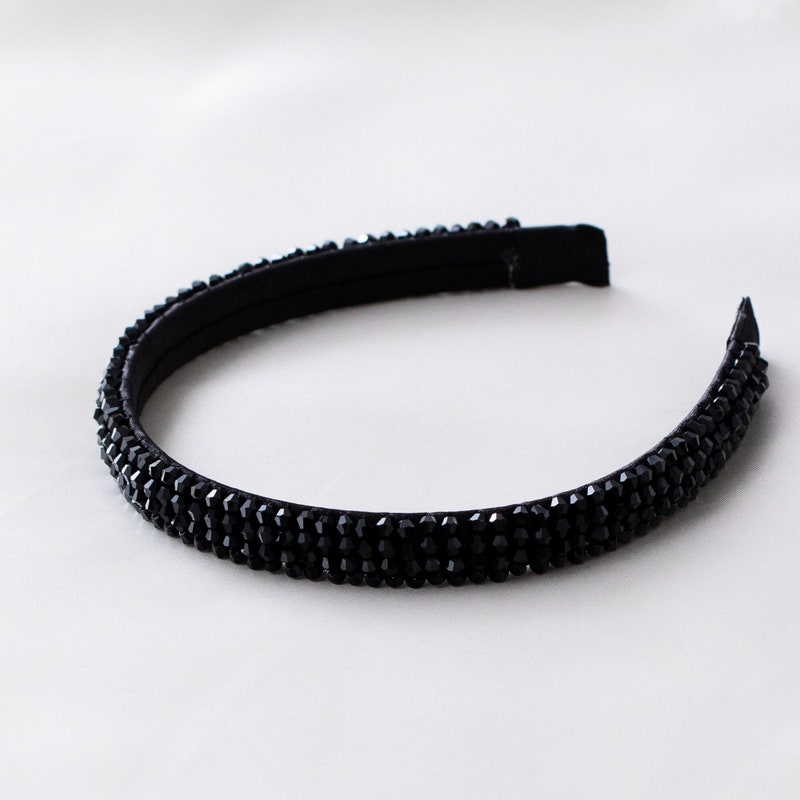 Black Hair Bands for Women - Etsy